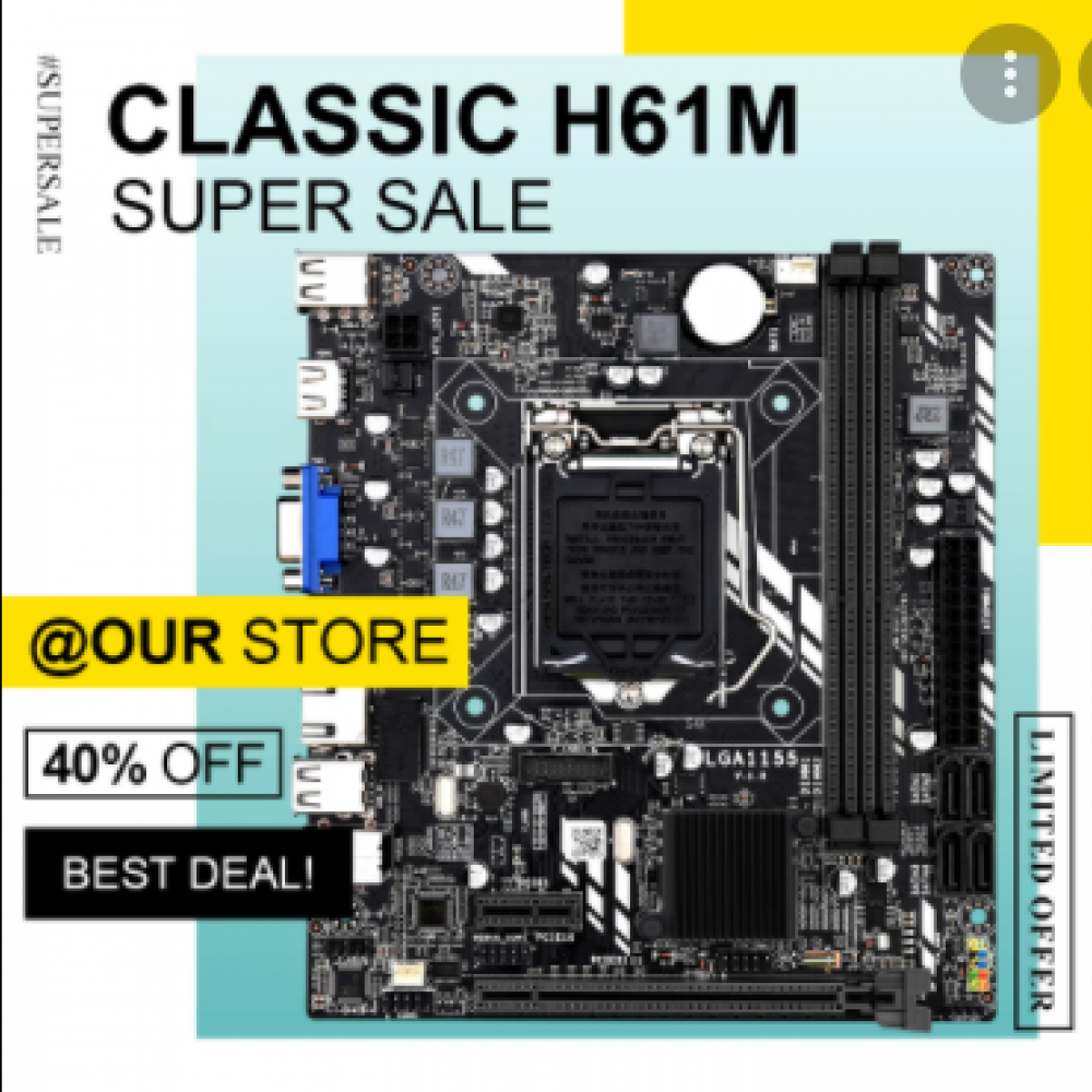 H61 MOTHERBOARD | Intel H61 Chipset Motherboard New | Mix Brand ...