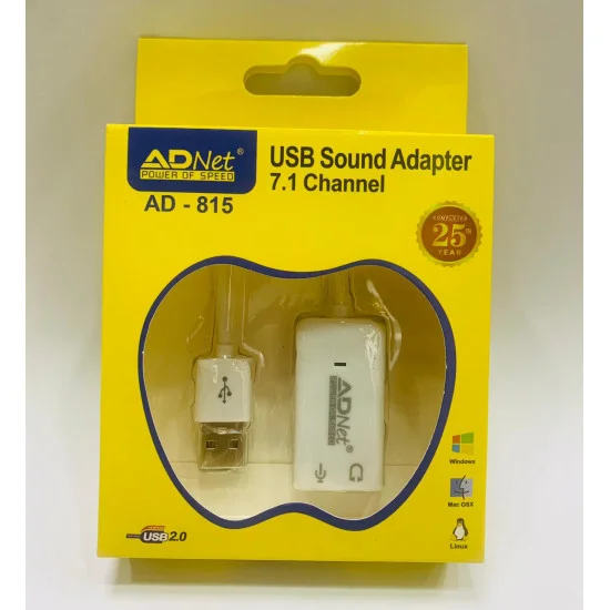 Adnet USB Sound: Adnet Ad-815 Usb Sound Card - buy now!