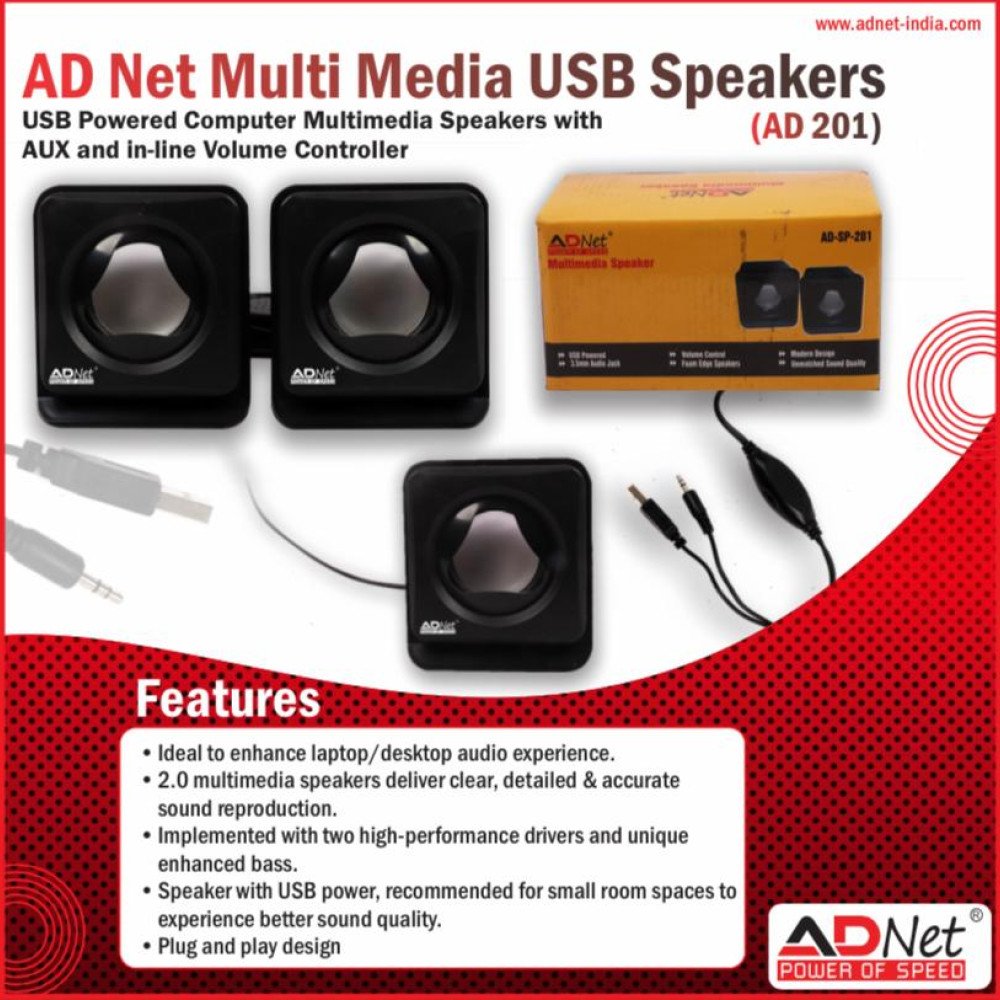 ADNET AD-201 Speaker | Adnet Ad-sp201 Portable Ad-201 Speaker Mini ...
