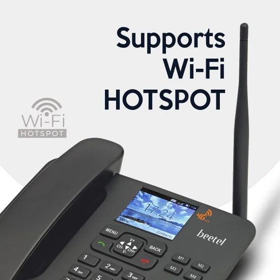Beetel F5 Landline Phone - 4G Sim Phone
