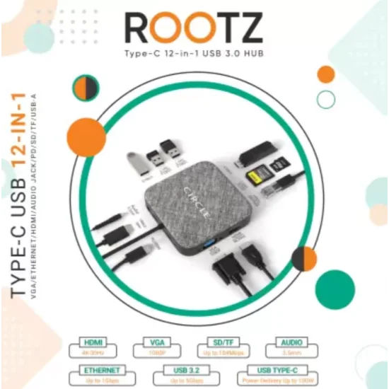 Circle 12-in-1 HUB Best Price - Circle USB HUB