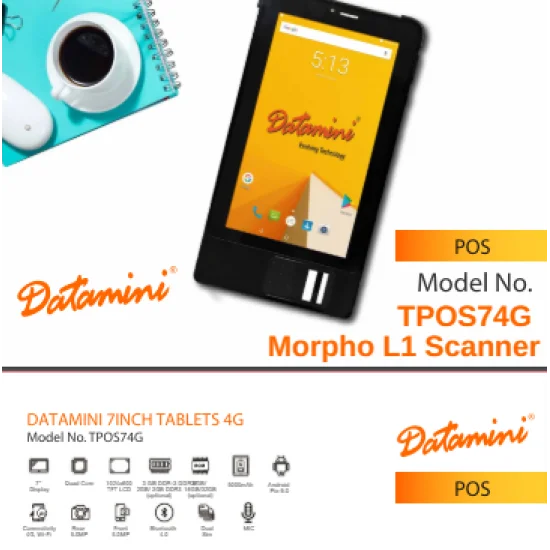 Datamini TPOS7 L1 TAB Price - Datamini Attendance Machine
