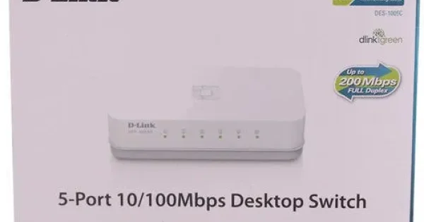 D-Link 5-Port Network Switch - dlink 5 Port Switch