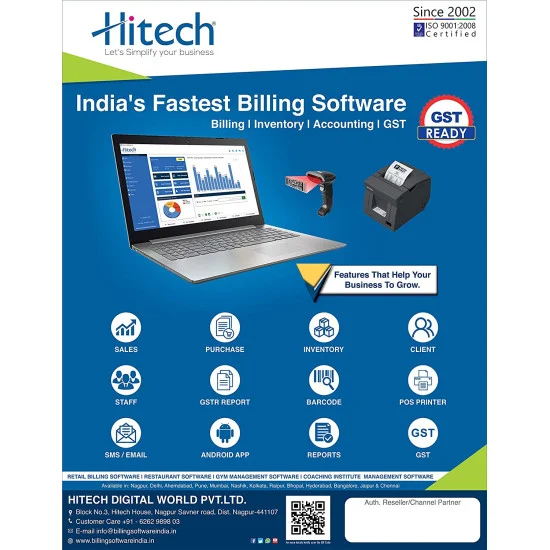 Free GST Software Best Price - HITECH Billing Software