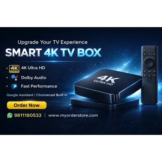 Smart 4K Ok Google Android TV Box - Google TV Box