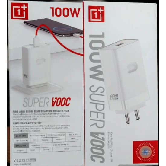 OnePlus 100 Watt Best Price - OnePlus Mobile Charger