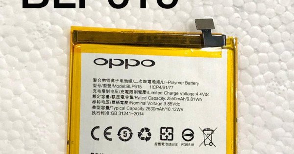 BLP-615 | Oppo Blp-615 2500mah Mobile Battery | Genuine Brand Mobile ...