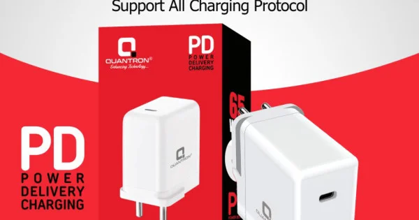 Quantron QCH-45 65W PD Charger - Quantron Mobile Charger