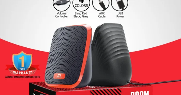 QUANTRON Speaker: QUANTRON QWS-1220 Boom USB Computer Speaker - Buy Now!