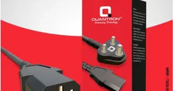 Quantron QPC-1000 Desktop Power Cable - Quantron Power Cable