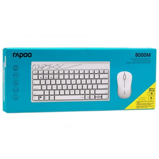 Rapoo 8000M Keyboard Mouse - Rapoo 8000 Combo