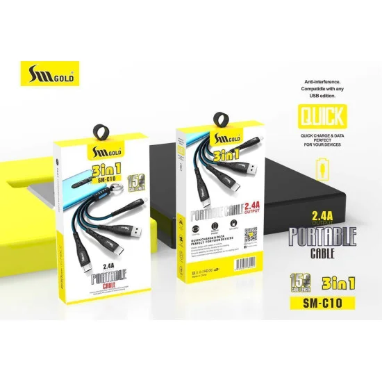 SM Gold Charging Cable - SM-C10 Cable