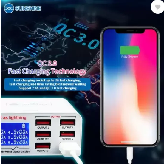 Sunshine SS-304Q Lightning Charger - USB Lightning Charger