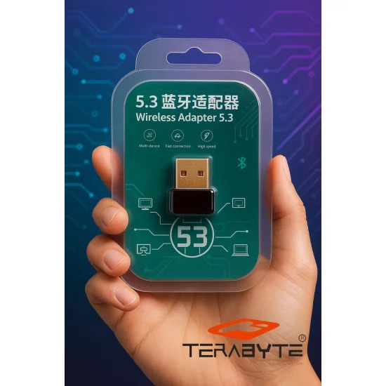Ultra-Mini Bluetooth BT 5.3 Dongle Adapter - Terabyte BT Adapter