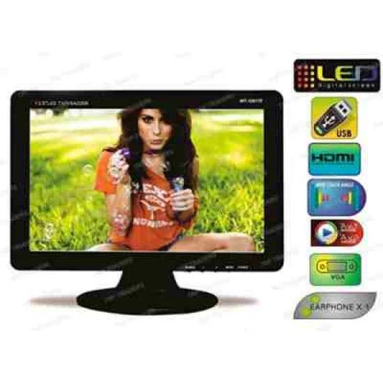WorldTech 13.5" LCD Screen LED TV - WorldTech TV