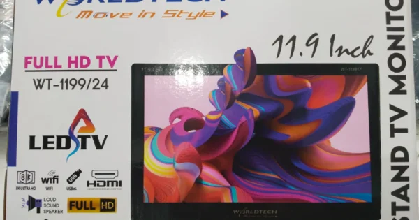 WorldTech 12" Screen Small Portable LED TV - WORLDTECH Small TV