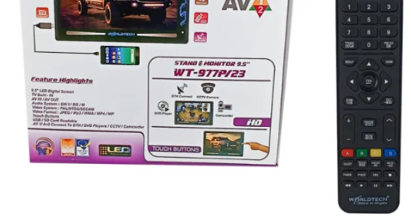 Mini Portable TV: WorldTech 9 Inch LED Portable TV Screen - shop now!