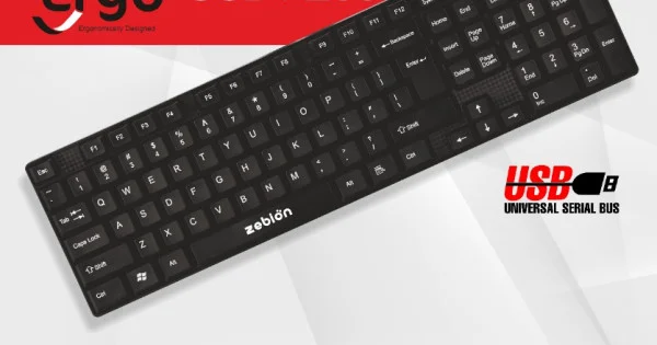 Zebion USB Desktop Keyboard - Zebion USB Keyboard